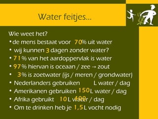 Wees wijs met water | PPT