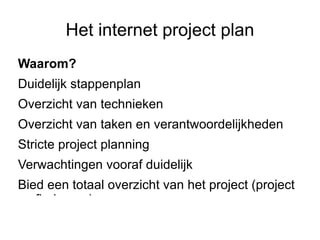 Het internet project plan | PPT