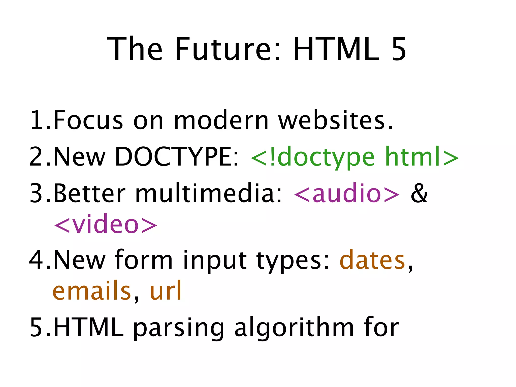 HTML presentation for beginners | KEY