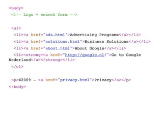 HTML presentation for beginners | KEY