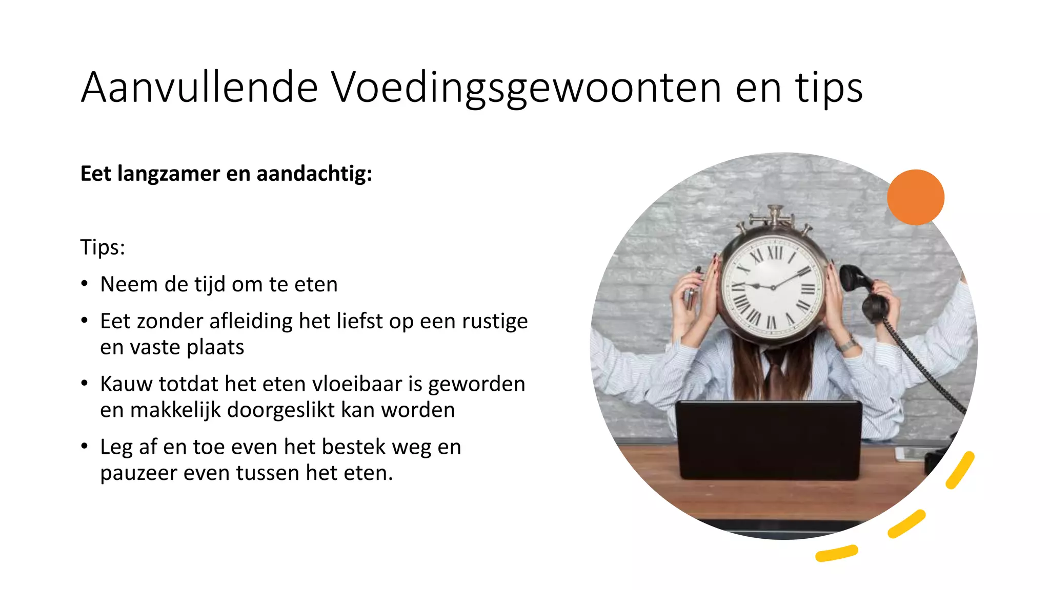 Presentatie lekker eten geeft structuur | PPTX