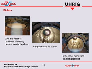 Quick-Lock Riool Renovatie | PPT