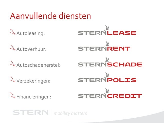 Presentatie Stern Groep | PPT | Automotive Industry | Industries