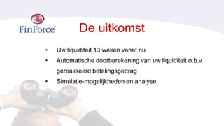 Presentatie liquiditeitsplanner | PPT