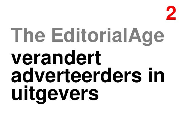 'Branded Journalism in the Editorial Age': van Markenlezing Ebele Wyb…