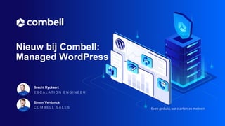 Managed WordPress bij Combell – wat doet dat precies? | PPTX | Computing | Technology & Computing