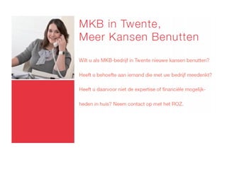 MKB in Twente, Meer Kansen Benutten | PPT