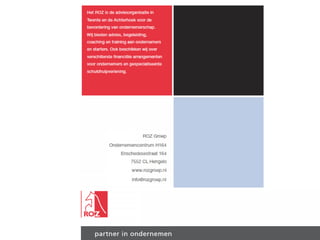 MKB in Twente, Meer Kansen Benutten | PPT