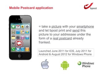 bpost - Mobile Postcard B2B | PPT