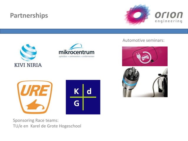 Maak kennis met Orion Engineering | PPTX | Business and Finance