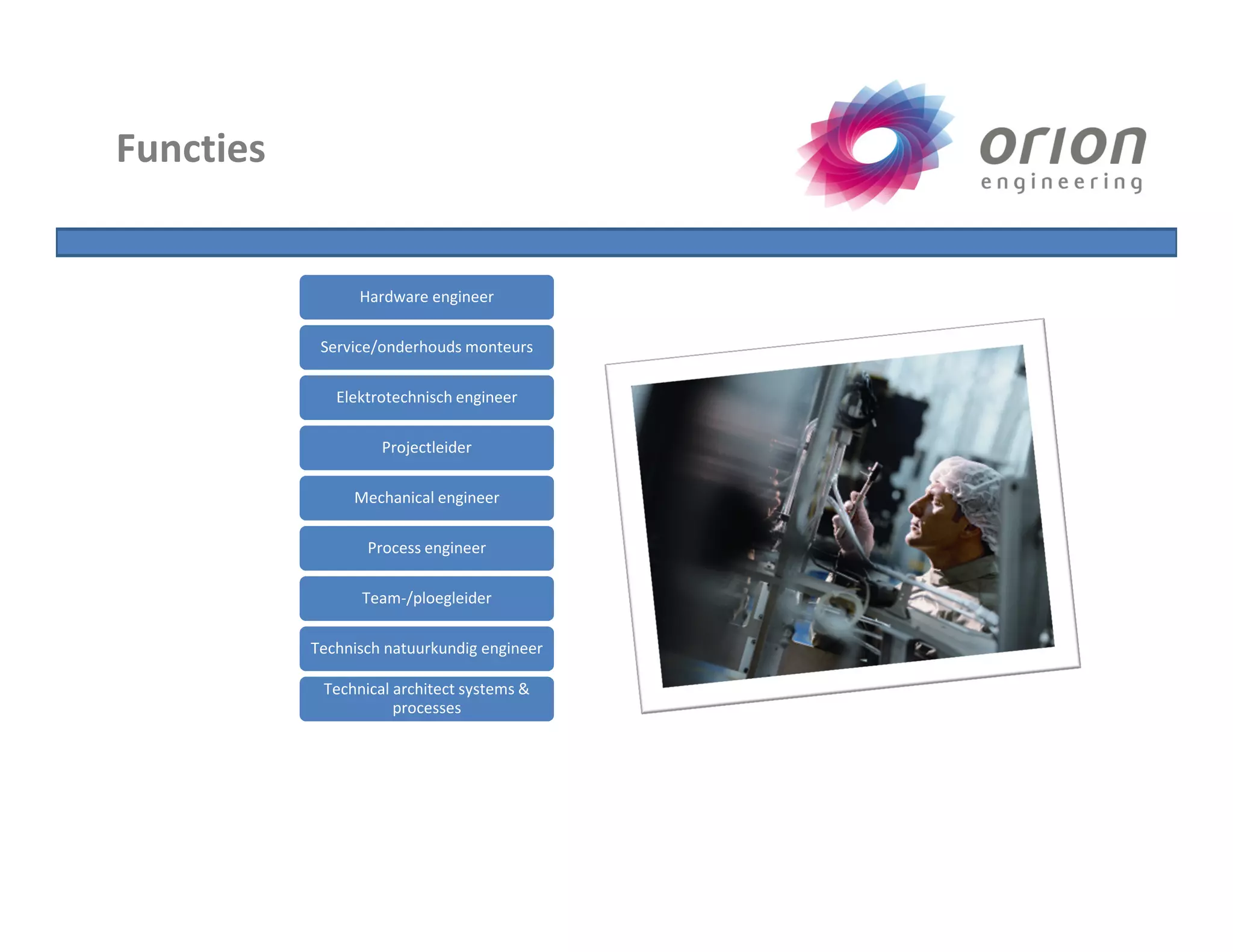 Maak kennis met Orion Engineering | PDF