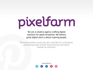 Pinterest Do's and Don'ts | PPT