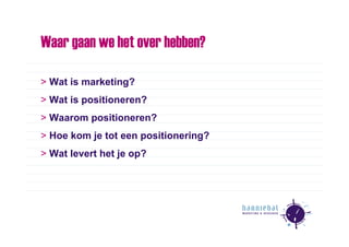 Presentatie positioneren | PDF