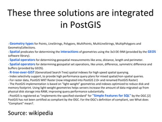Why is postgis awesome? | PPTX