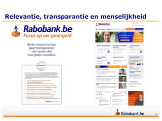Presentatie rabobank.be