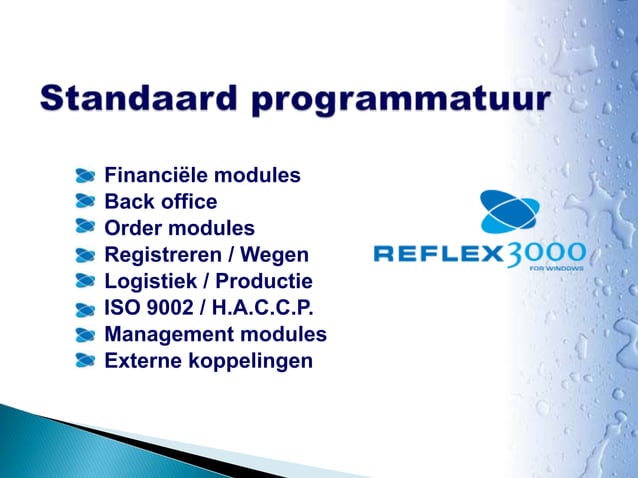 ReflexSystems - Bedrijfspresentatie | PPT | Free Download