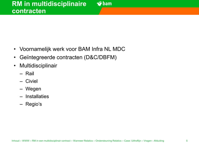 Robin Kuipers - Risicomanagement bij multidisciplinaire contracten | PPT