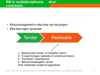 Robin Kuipers - Risicomanagement bij multidisciplinaire contracten | PPT