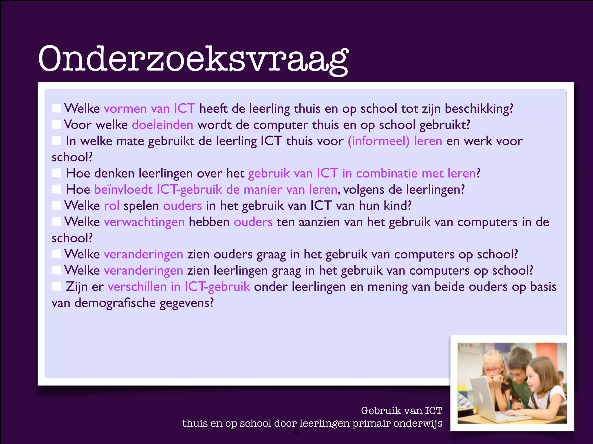 Presentatie onderzoeksplan | KEY