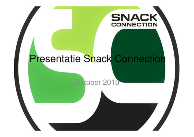 Presentation Snack Connection | PPT