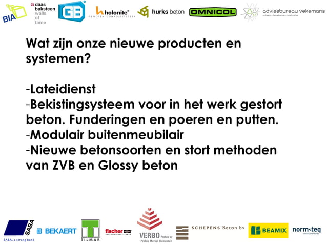 Presentatie Schepens Beton | PPT