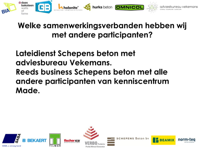 Presentatie Schepens Beton | PPT