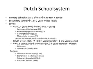 Presentatie schoolleven spanje nederland | PPTX