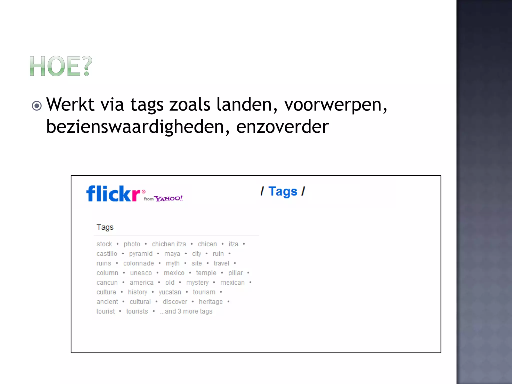 Presentatie social media flickr | PPTX