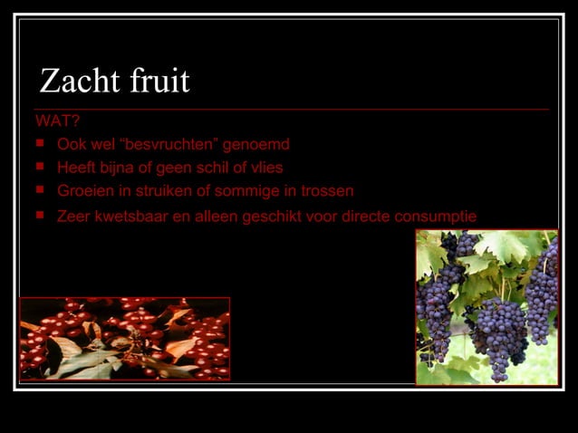 Presentatie Soorten Fruit | PPT
