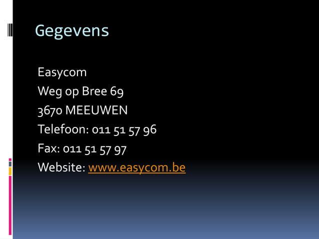 Presentatie stage fa | PPT