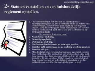 Stichtingoprichten | PPT