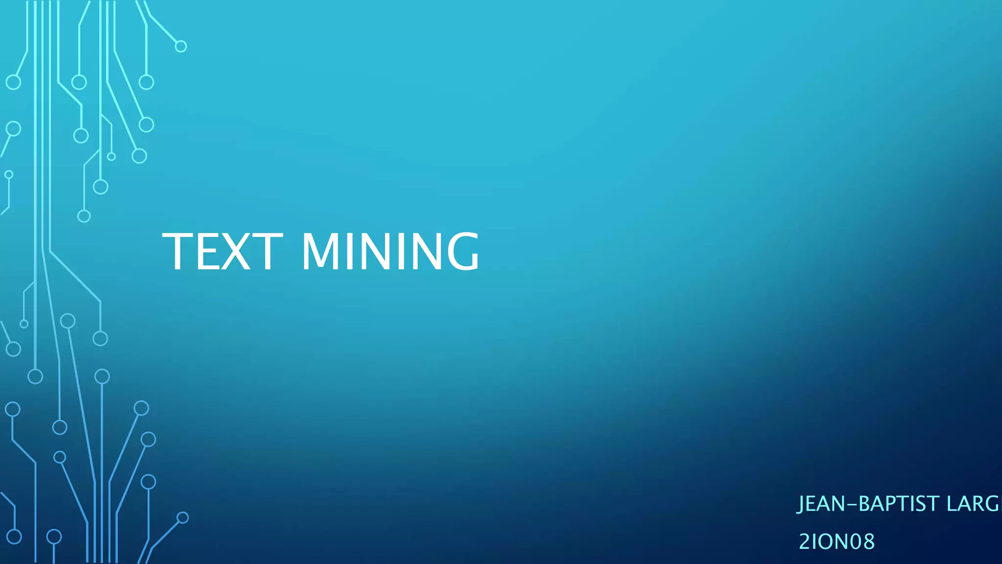 Presentatie text mining | PPT