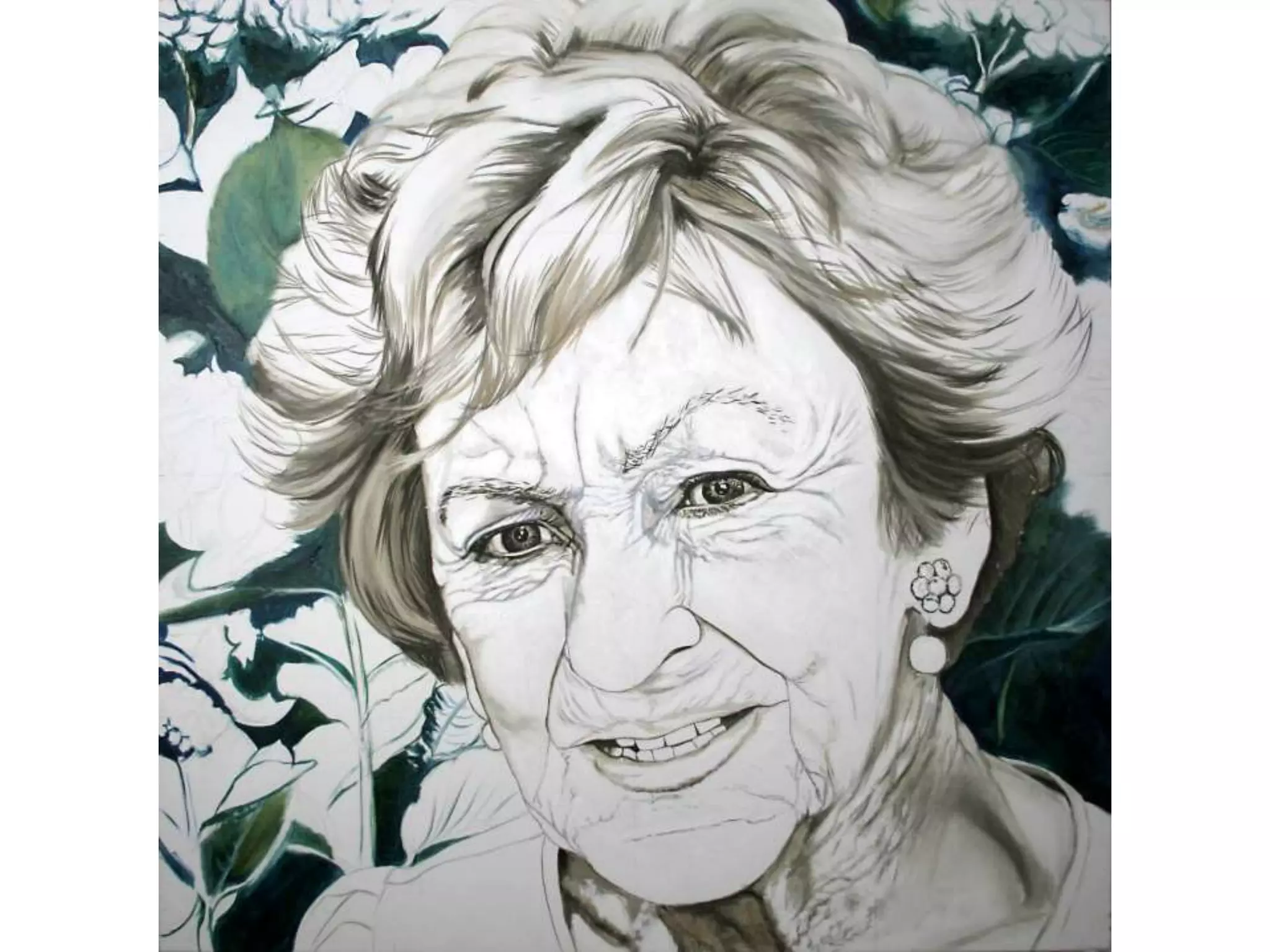 Portret in opdracht 'The making of' portret Angèle Vugts Cleerdin door ...