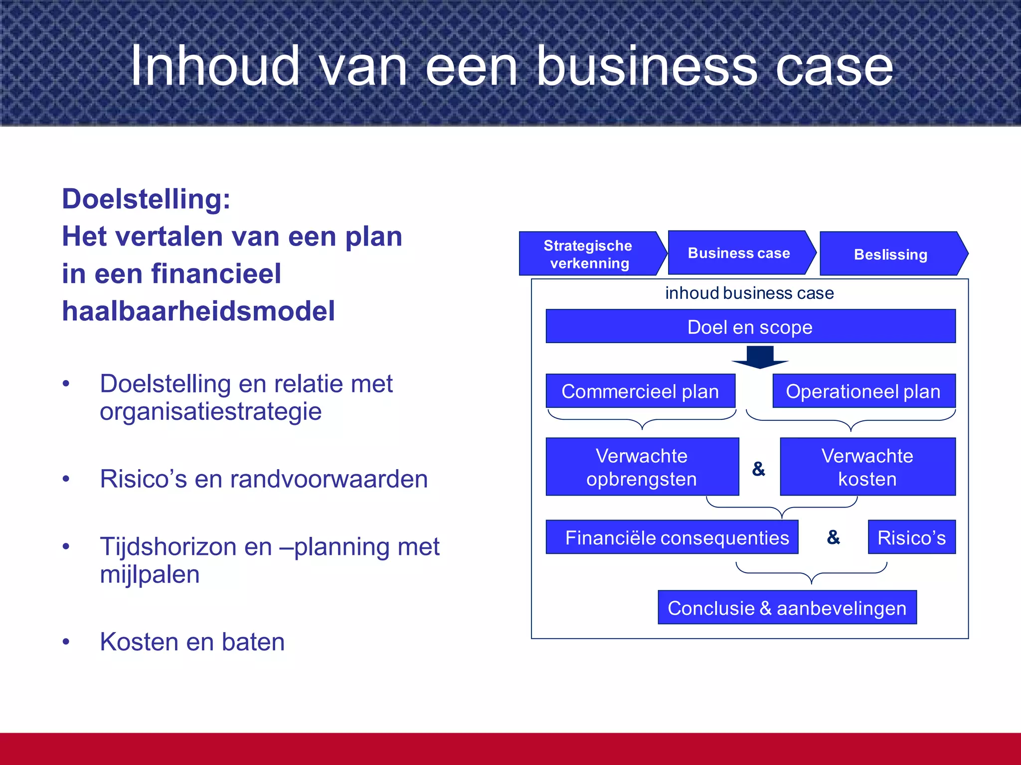 Presentatie themasessie businesscase | PDF