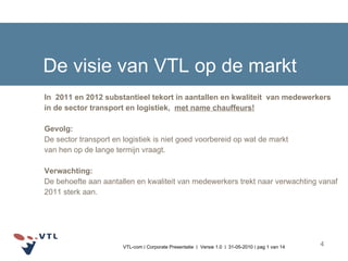 VTL - wat betekent VTL voor haar klanten? | PPT