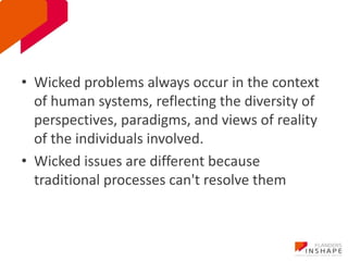 Presentatie wicked problems | PPT