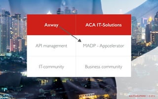 ACA IT-Solutions introduction 2016 (Willy Van Mechelen) | PPT