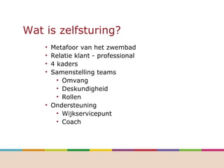 Presentatie zelfsturing | PPT