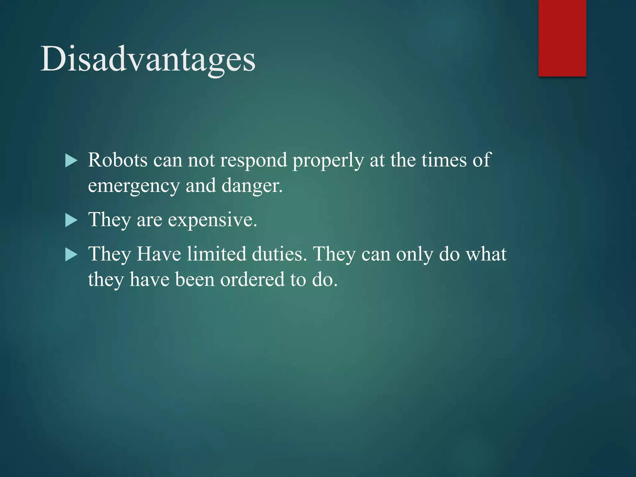 presentation on robotic technology | PPTX