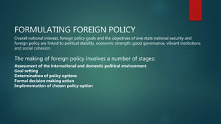 Power, Capability and instruments of Foreign Policy | PPTX