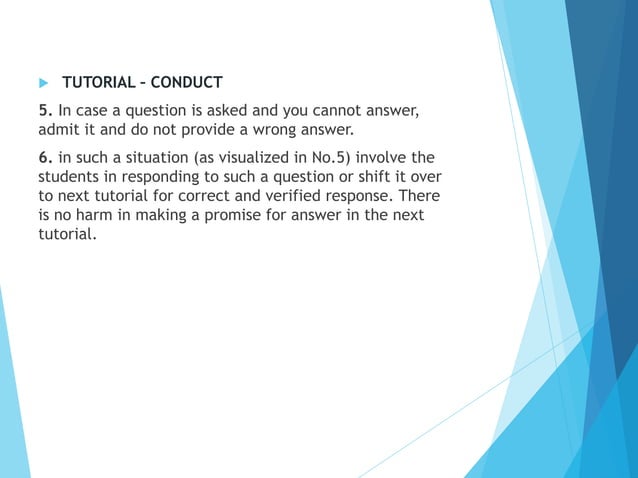 Presentation on tutorials in distance Edu | PPT