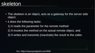 CORBA & RMI in java | ODP