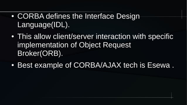 Corba And Rmi In Java Ppt