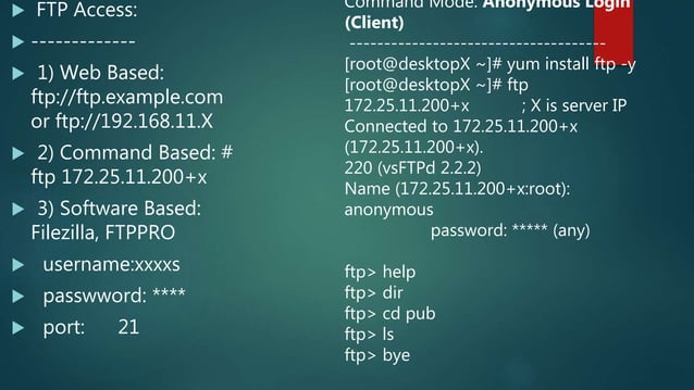Presentation Linux Server setup Advance Networking | PPT