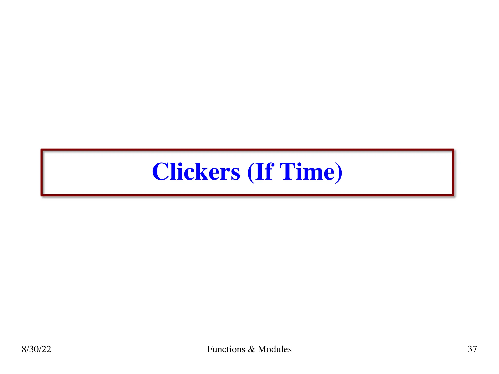 Python Course Functions And Modules Slides Ppt