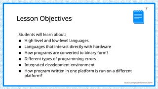 Presentation - 05 High level and low level languages.pptx