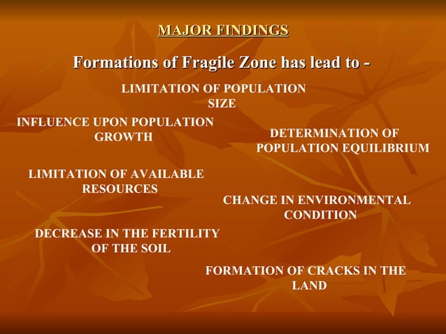 Fragile Ecosystem | PPT | Agriculture | Industries