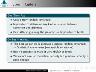Specification of SNOW 3G in Cryptol | PPT