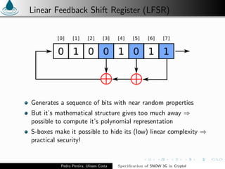 Specification of SNOW 3G in Cryptol | PPT