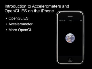 Accelerometer and OpenGL | PDF